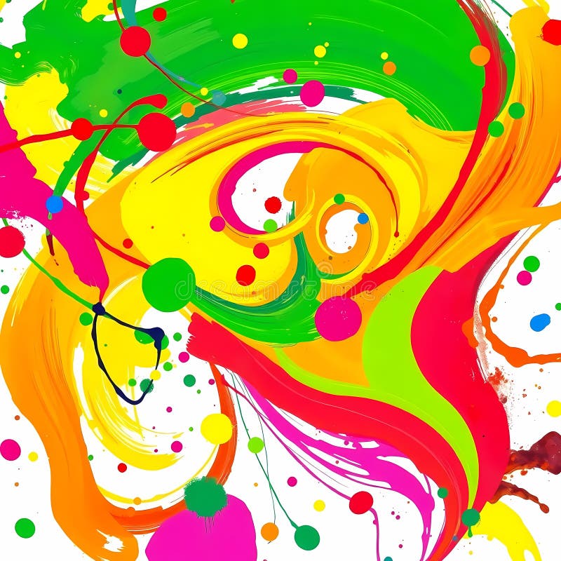 Seamless Abstract Floral Pattern in Graffiti Style. Quality ...