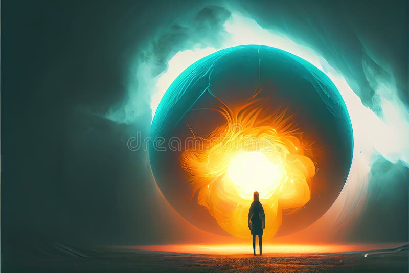 Surreal setting. stock illustration. Illustration of selfexpression ...