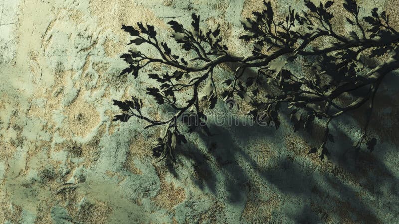 Surreal Shadow Play of Tree Cutouts on Card Dreamlike Setting Artistic ...