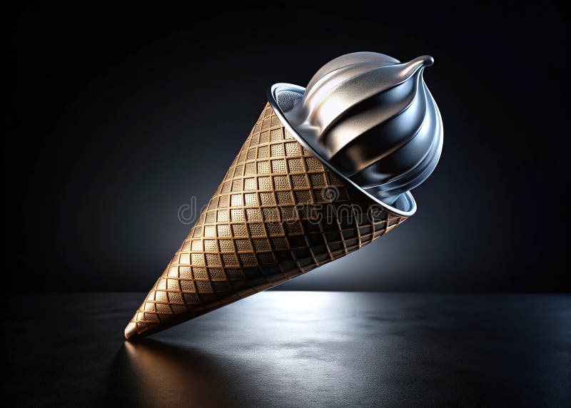 Sculpted Silver Ice Cream Stock Illustrations – 2 Sculpted Silver Ice ...