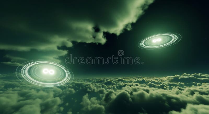 Glowing Circular Formations Stock Illustrations – 388 Glowing Circular ...