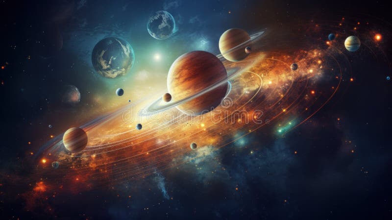 Surreal Solar System: a Celestial Canvas of Wonders and Imagination ...