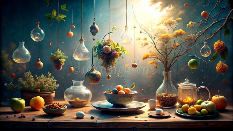 A Surreal Still Life: Objects Frozen in Time and Bathed in an Ethereal ...