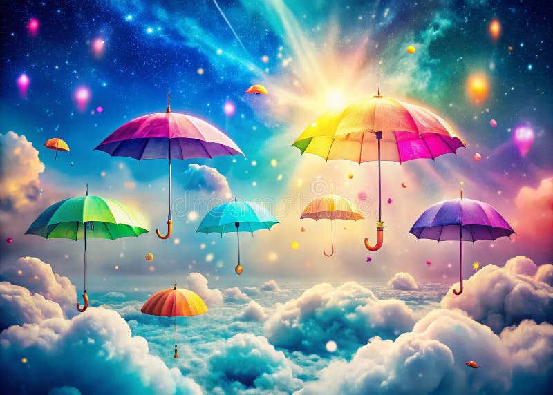 A Surreal Symphony of Joyful Rain a Captivating Background Image for ...