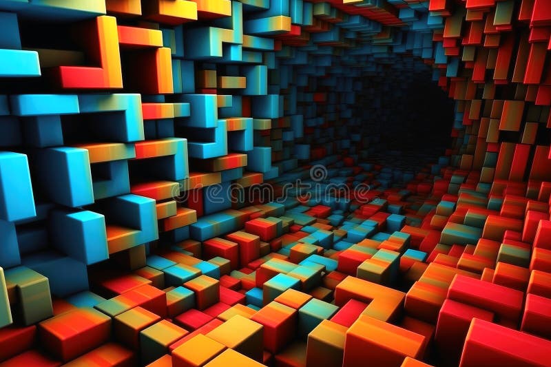 Surreal Three Dimensional Background Texture Created with Generative AI ...