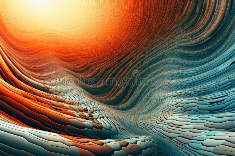 Surreal Three Dimensional Background Texture Created with Generative AI ...