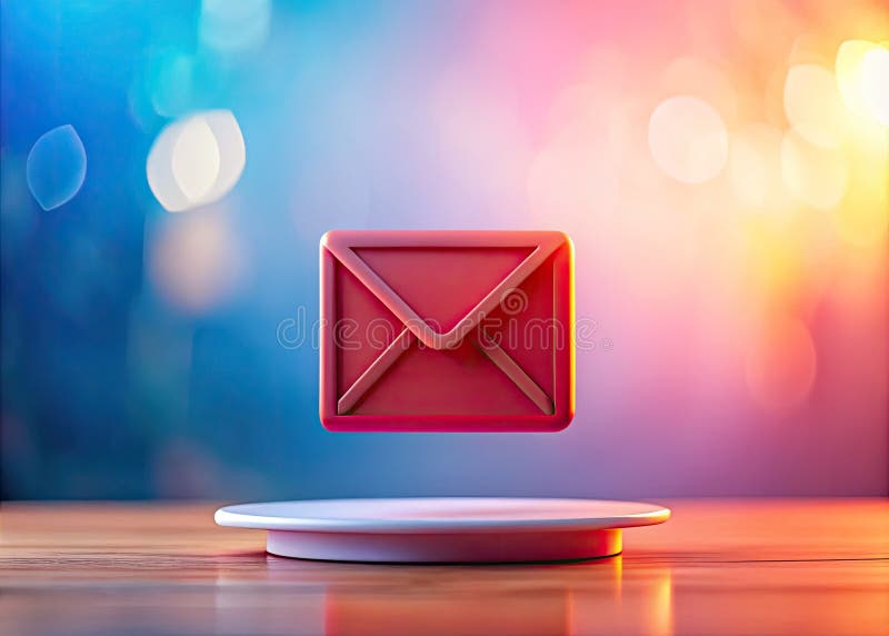 A Surreal TiltShift Miniature Email Platform Seamless Digital ...