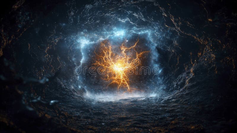 Surreal Visualization of Space Exploration Cosmic Environment Digital ...