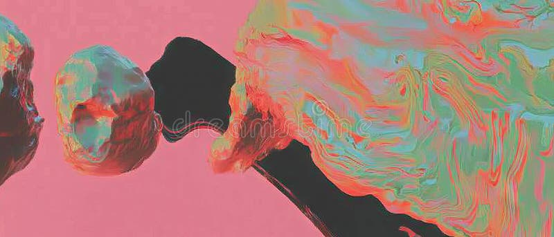 Surreal Visuals with Distorted Textures and Warped Surfaces in Vibrant ...