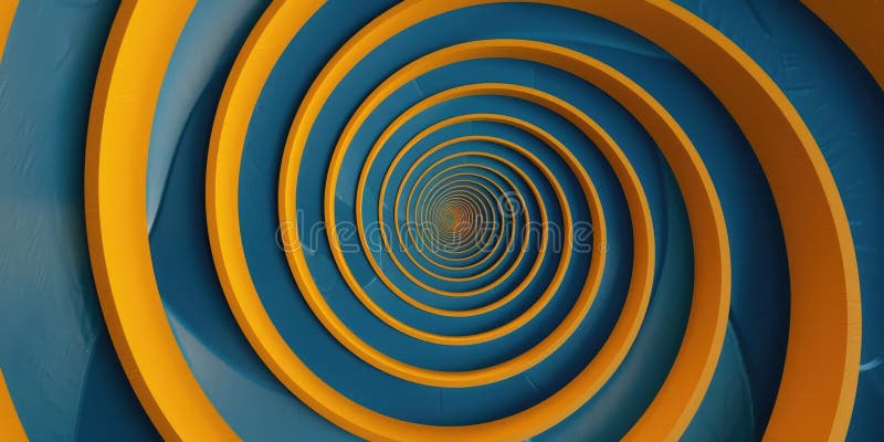 Surreal Vortex Illusion stock illustration. Illustration of concentric ...