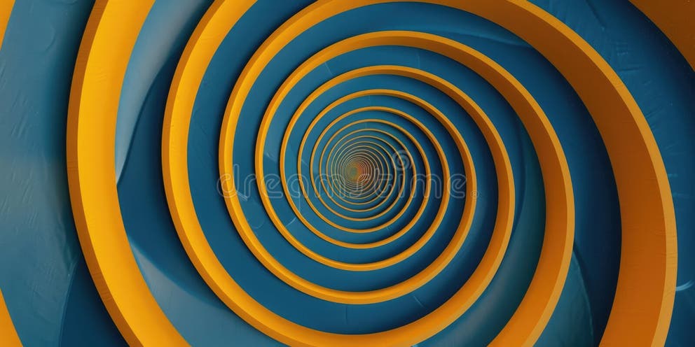 Surreal Vortex Illusion stock illustration. Illustration of concentric ...