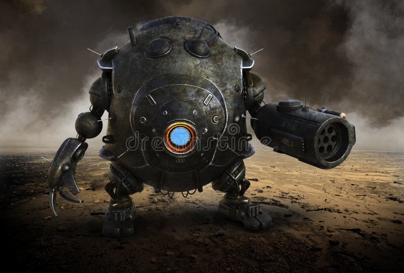 Dream of the machine stock illustration. Illustration of chrome - 232786455