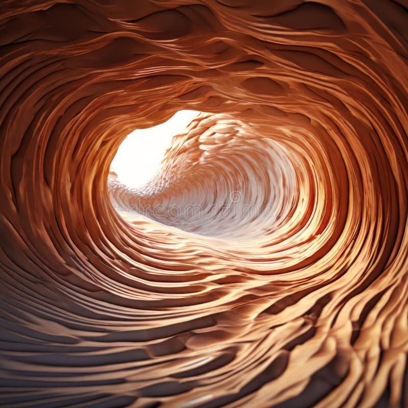 Surreal Wave Pattern with Distorted Perspectives K Uhd Very De Stock ...