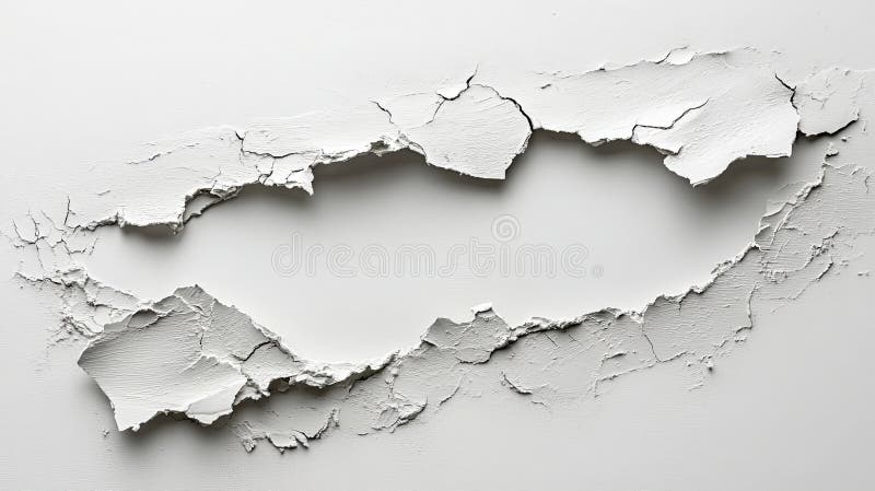 Surreal White Wall with Hole - Abstract Background Concept Stock Image ...