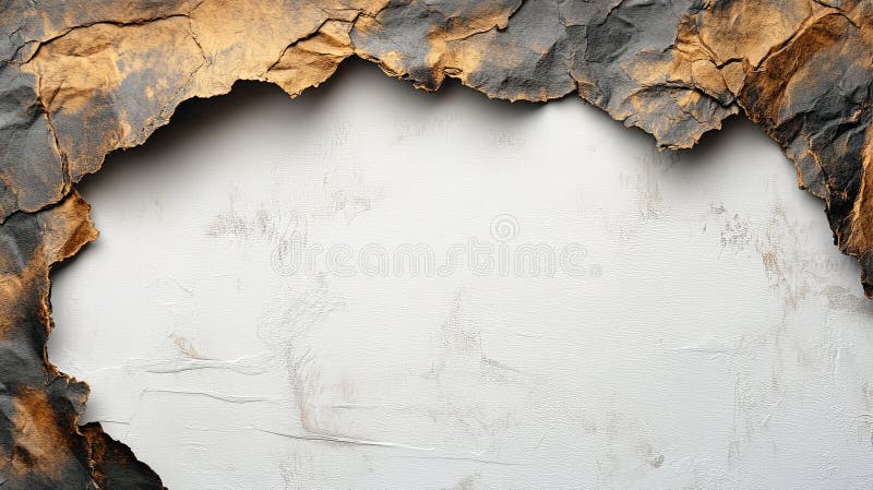 Surreal White Wall with Hole - Abstract Background Image Stock Image ...