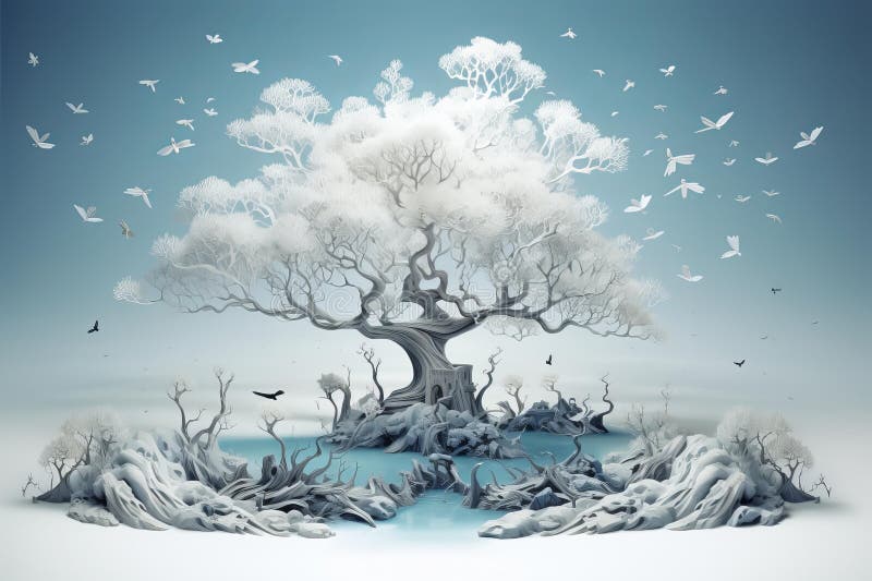 Birds Tree Flight Stock Illustrations – 3,705 Birds Tree Flight Stock ...