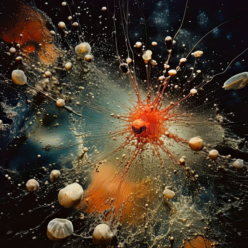 Surrealism Abstract Outer Space Nebula Shooting , Generated by AI Stock ...