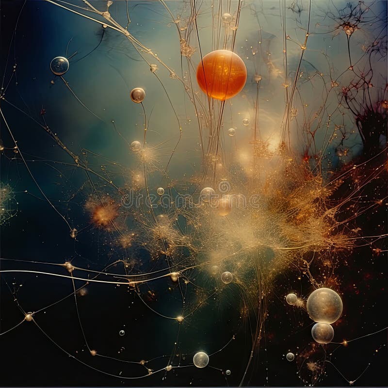 Surrealism Abstract Outer Space Nebula Shooting , Generated by AI Stock ...