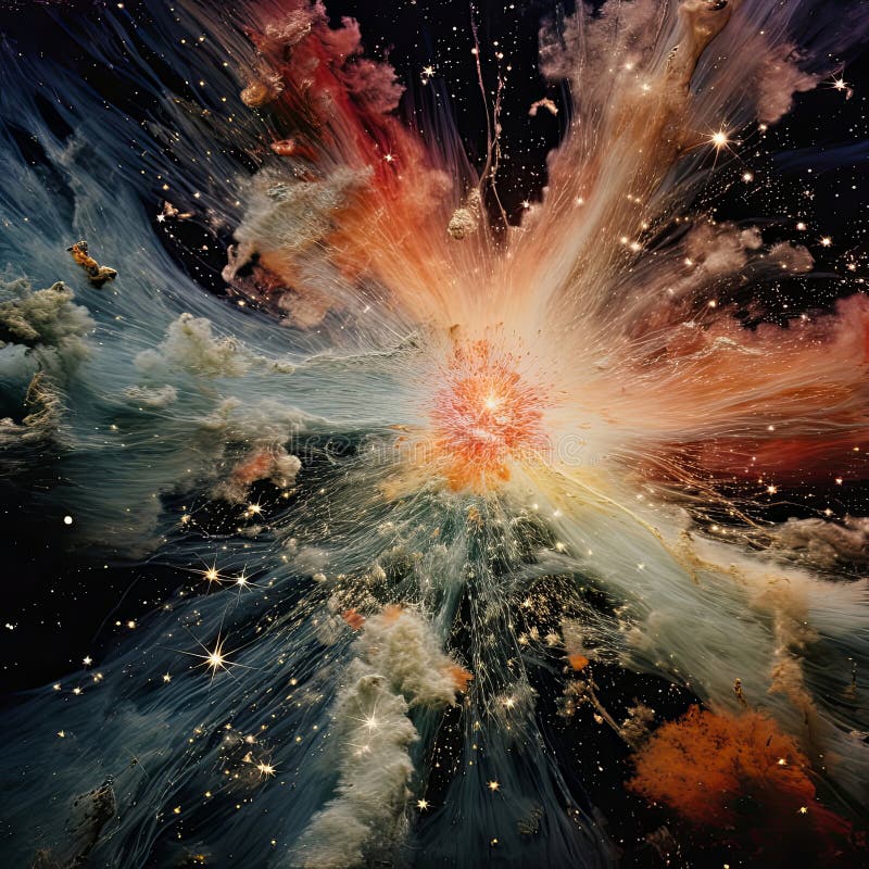 Surrealism Abstract Outer Space Nebula Shooting , Generated by AI Stock ...