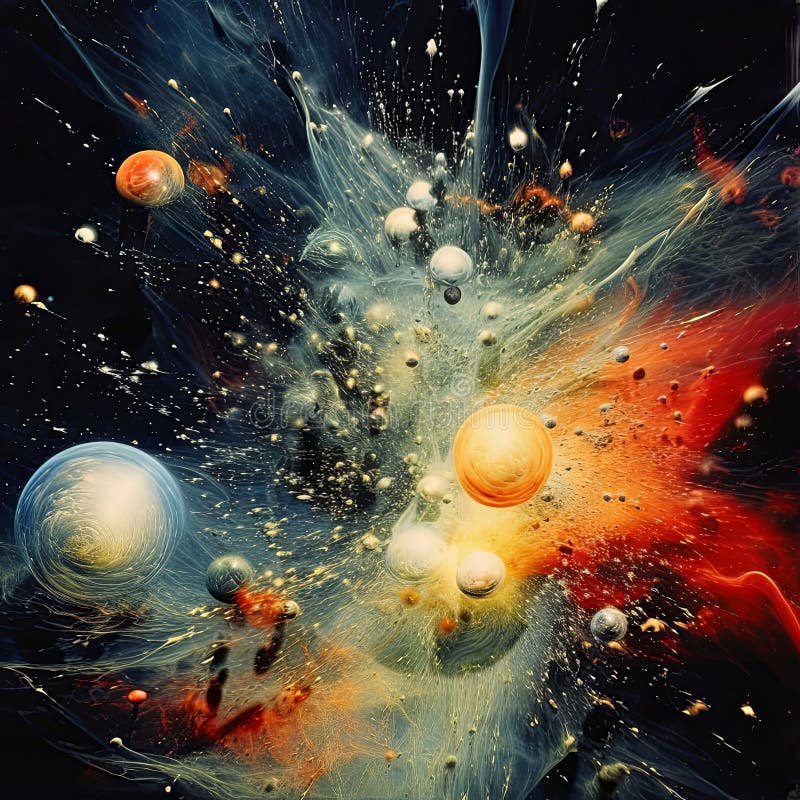 Surrealism Abstract Outer Space Nebula Shooting , Generated by AI Stock ...