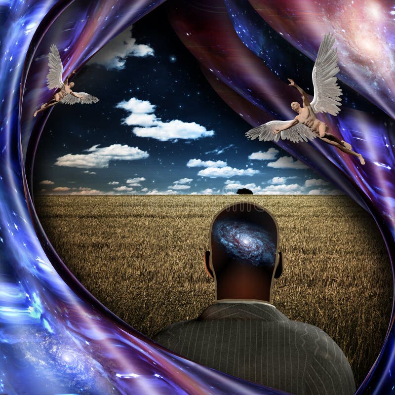 Angels Surrealism Stock Illustrations – 97 Angels Surrealism Stock ...