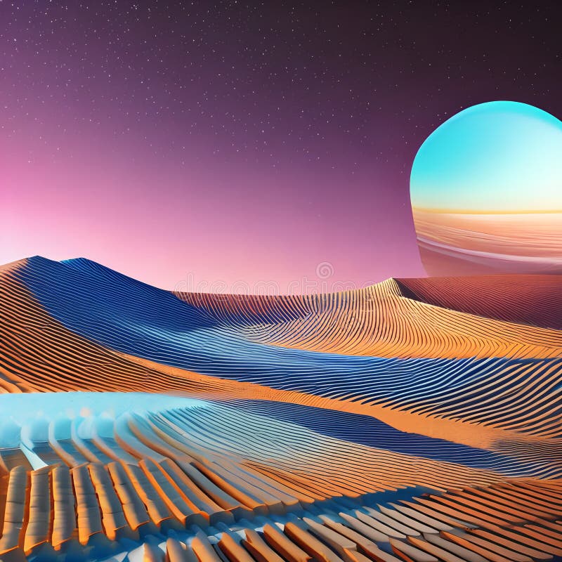 A Surrealistic Composition with Distorted Forms and a Dreamlike ...