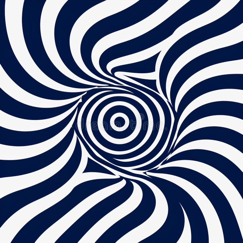 Surrealistic Grotesque Op Art Letter 2 Clipart in Navy Stock ...