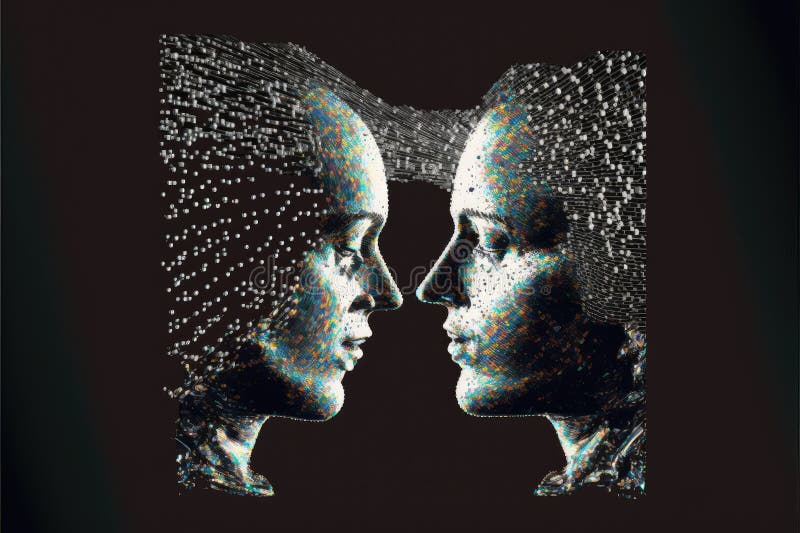 Surrealistic Human Face by Arrayed Pixel Forming in Glistering ...