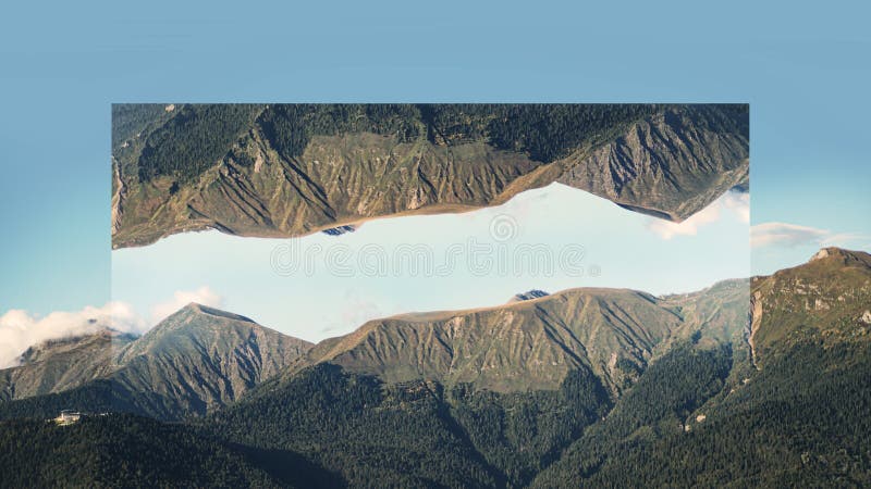 Surrealistic Landscape with Distorted Reality, Creative Composition of ...