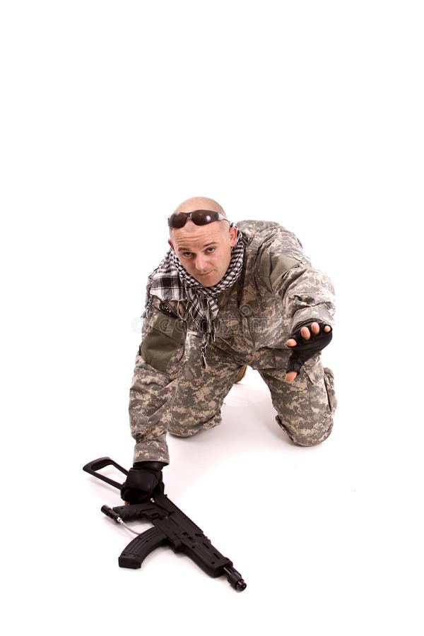 Surrender stock photo. Image of desert, young, palm, forces - 16451888