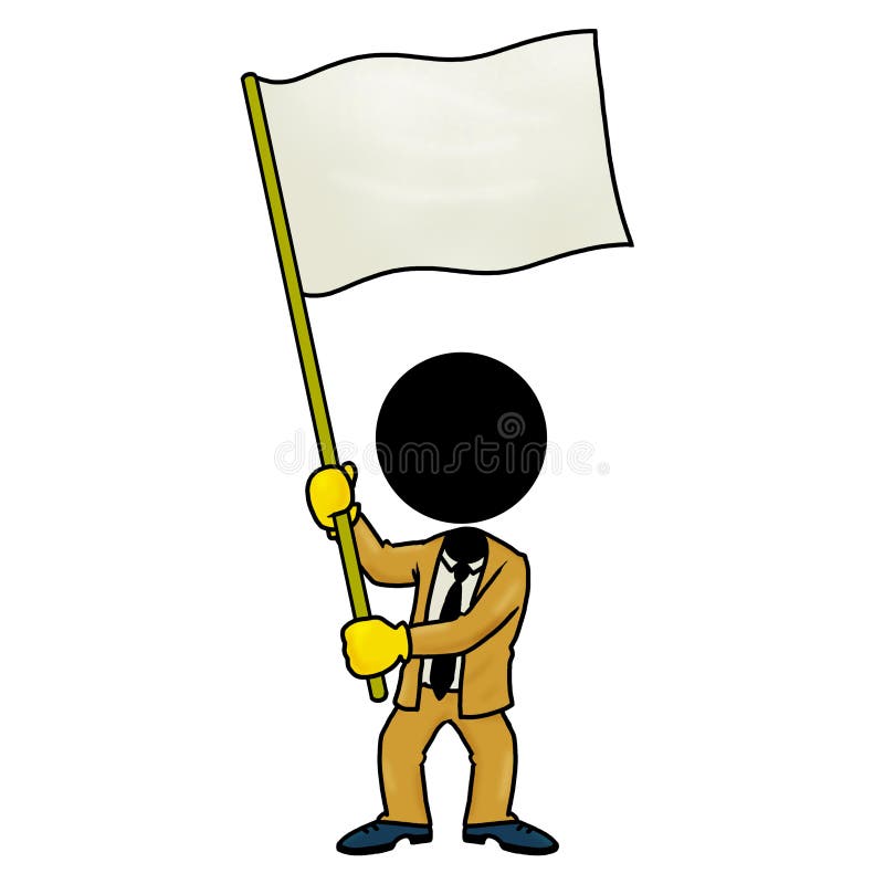 Surrender stock illustration. Illustration of concept - 18162893