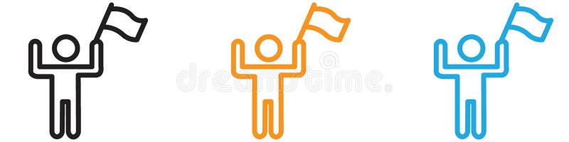 Surrender, Capitulate, Give Up Vector Logo Set Collection for Web App ...