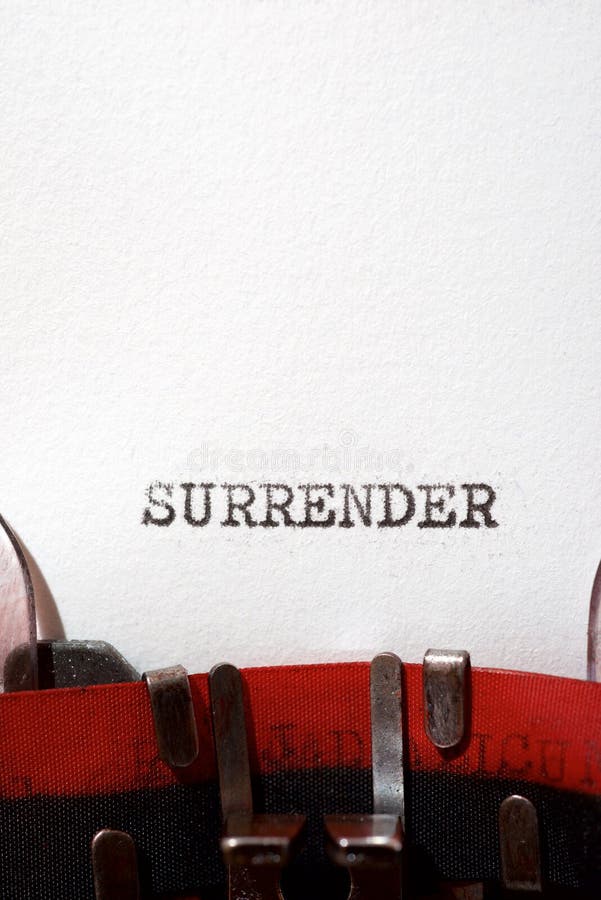 Surrender concept view stock photo. Image of military - 239175466