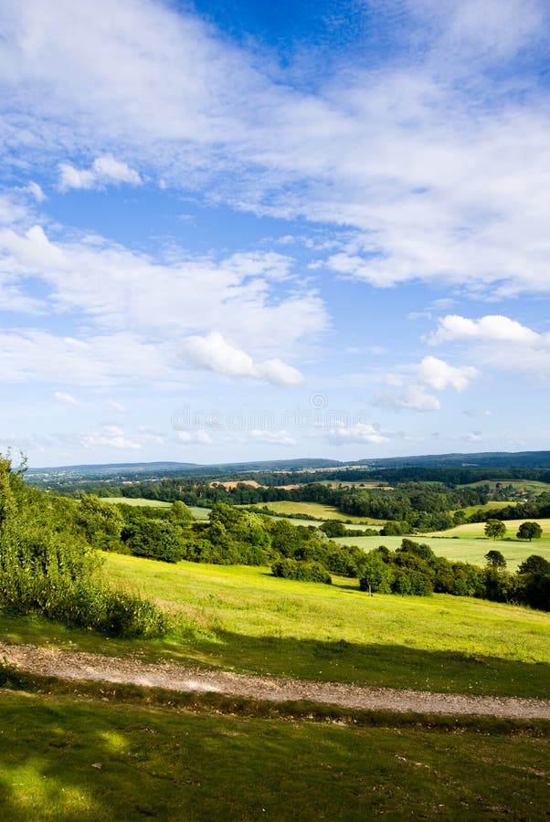 Surrey Hills stock image. Image of side, idyllic, relaxation - 5662109