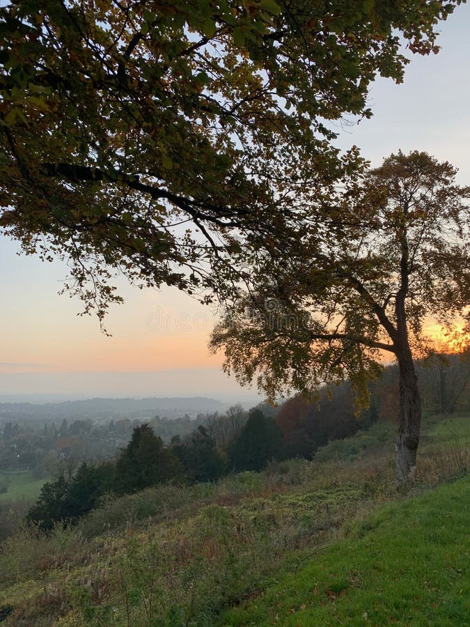 Surrey Hills stock image. Image of side, idyllic, relaxation - 5662109