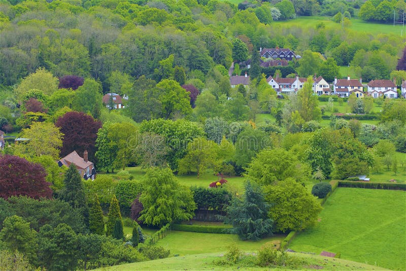 Surrey hills walk, England stock photo. Image of picturesque - 146757624