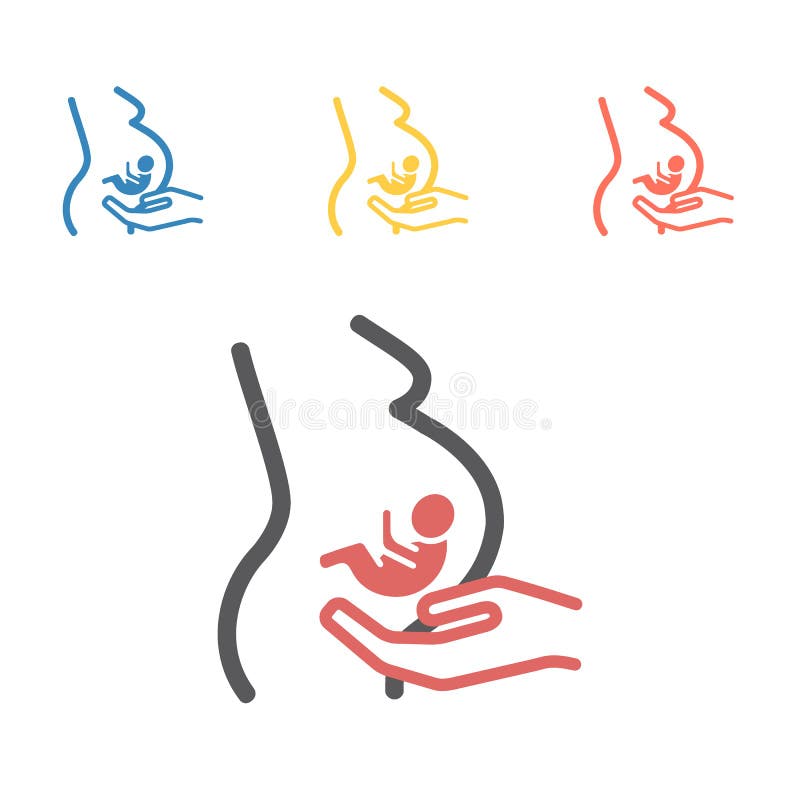 Surrogacy Icon. Vector Signs for Web Graphics. Stock Vector ...