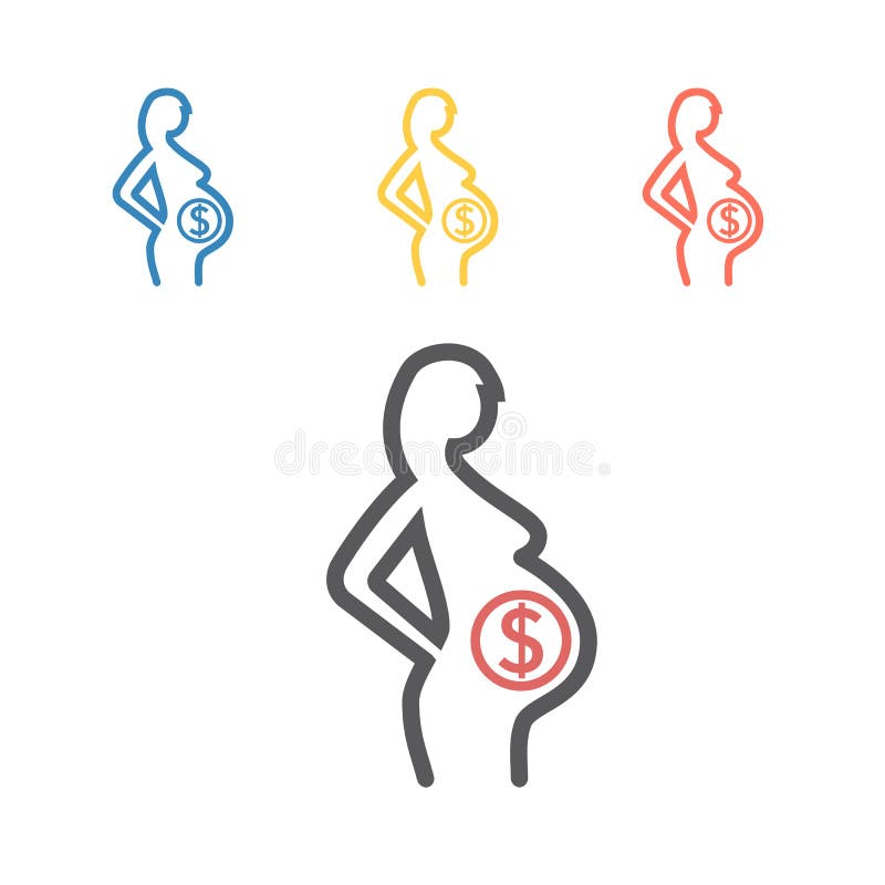 Surrogacy Icon. Vector Signs for Web Graphics. Stock Vector ...