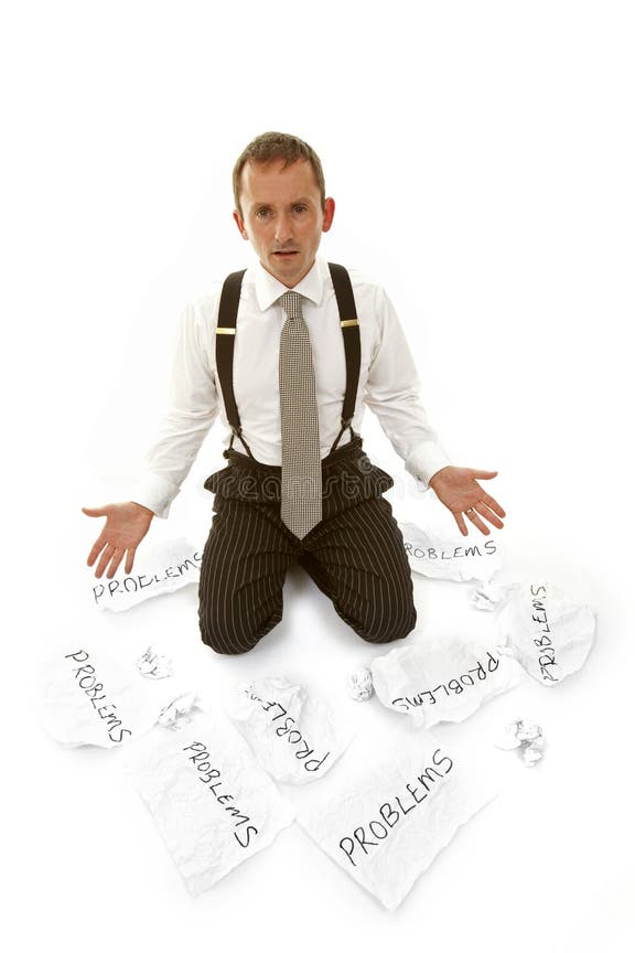 Surrounded by problems stock image. Image of encircled - 10759307