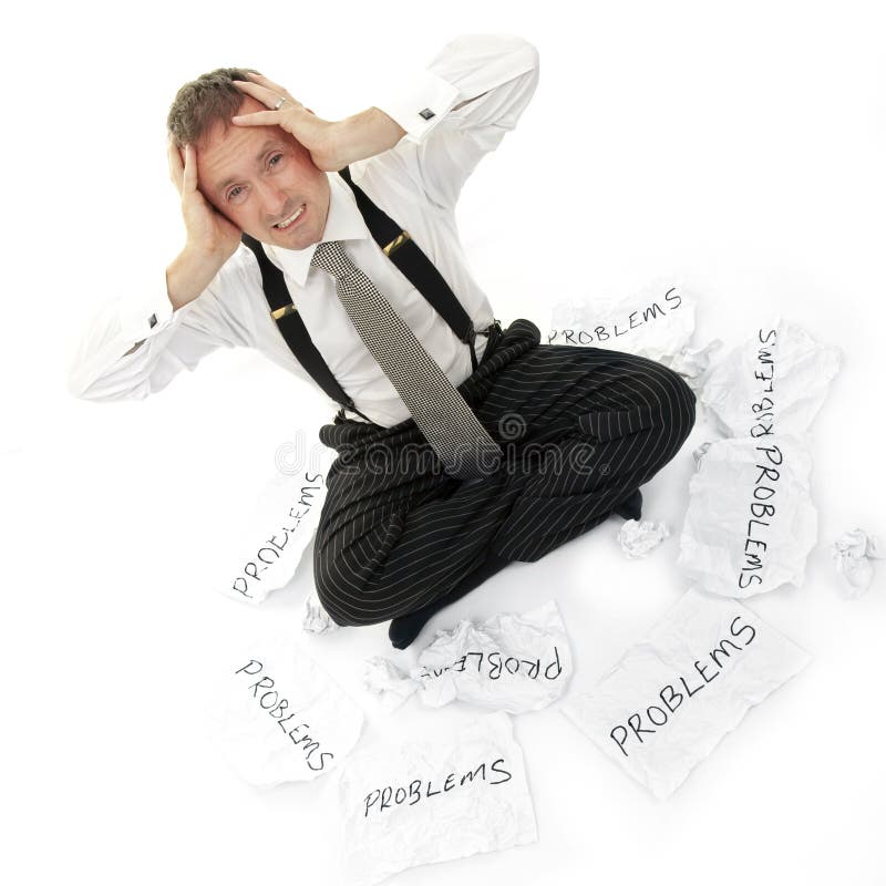 Surrounded by problems stock image. Image of encircled - 10759307