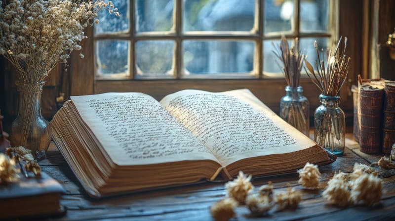 Handwritten Verses Come To Life in a Tranquil Writing Nook with Nature ...