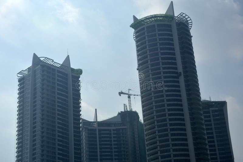 Surrounding Building Structures in Makati, Philippines Editorial Stock ...
