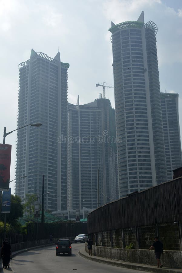 Surrounding Building Structures in Makati, Philippines Editorial Stock ...