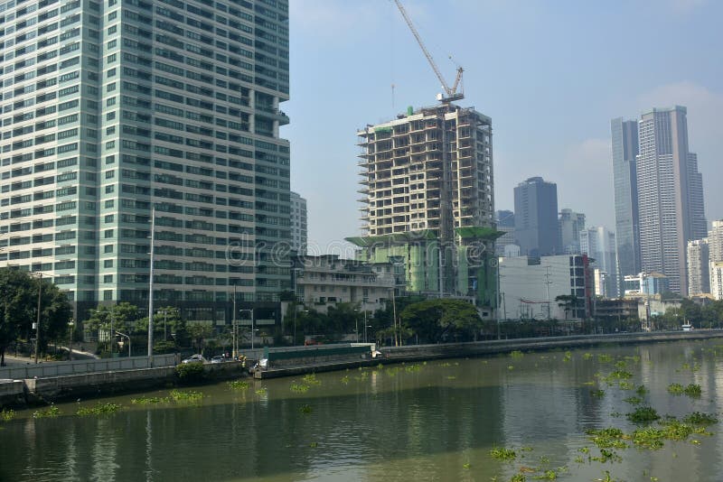 Surrounding Building Structures in Makati, Philippines Editorial Image ...