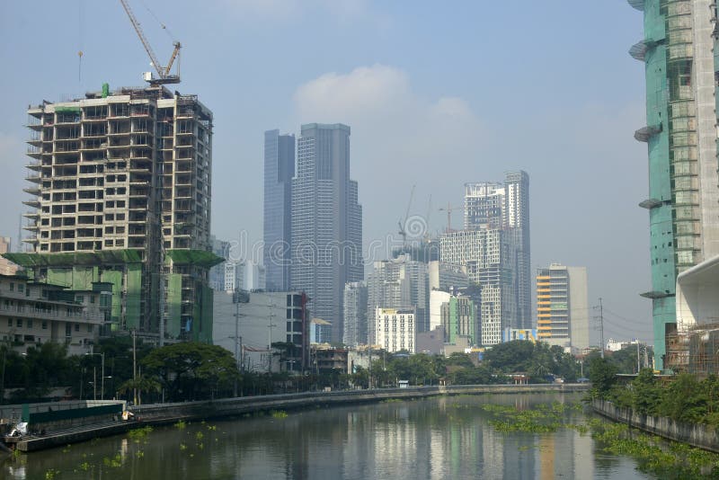 Surrounding Building Structures in Makati, Philippines Editorial ...