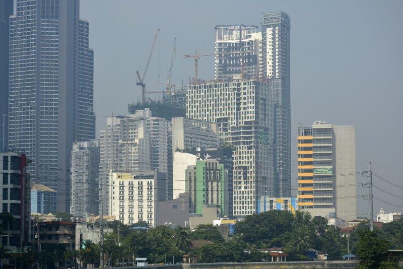 Surrounding Building Structures in Makati, Philippines Editorial Image ...