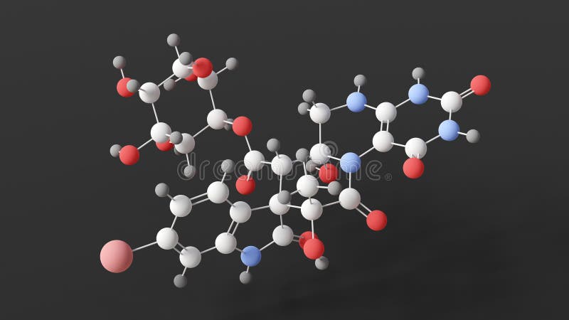 Surugatoxin Molecule, Molecular Structure, Venom, Ball and Stick 3d ...