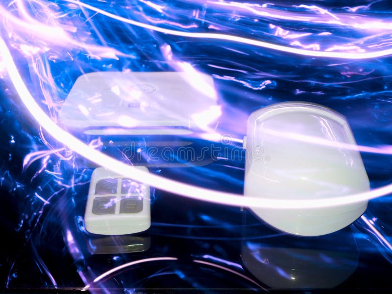 Automatic Equipment with Alarm System Presented on Blue Light Effect ...