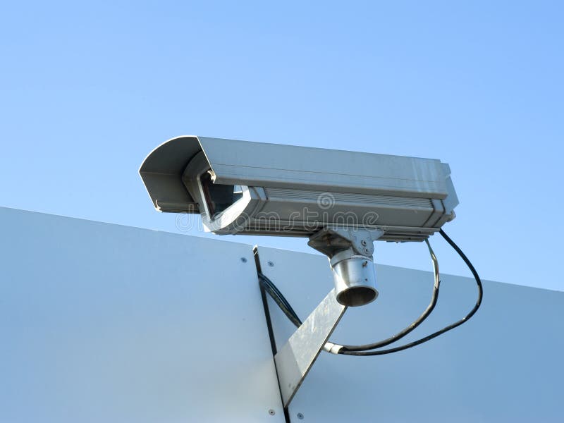 Surveillance camera stock photo. Image of brother, industry - 16409042