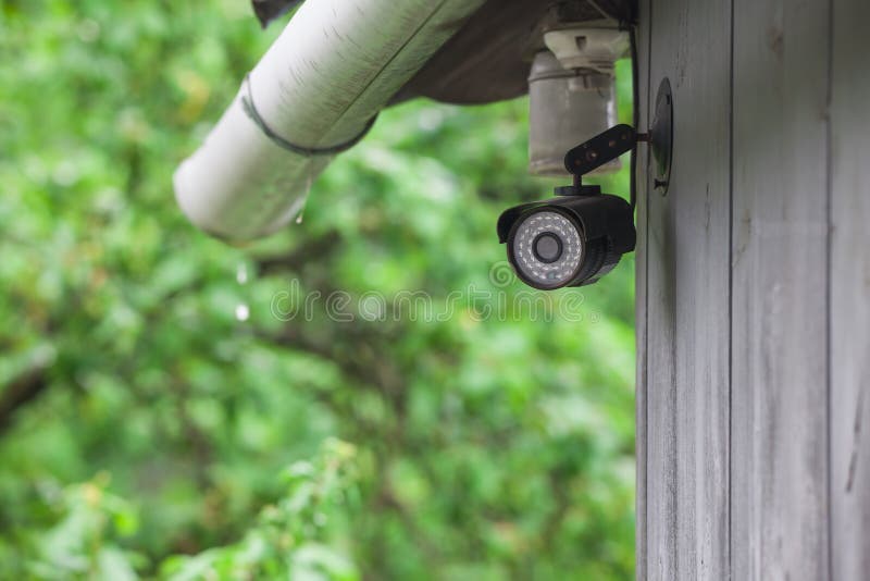 Surveillance Camera for Home, House Stock Photo - Image of system ...